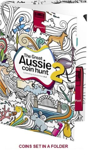 Great Aussie Coin Hunt 2 and 3 with Folder & 26 Coins Set in a folder ...
